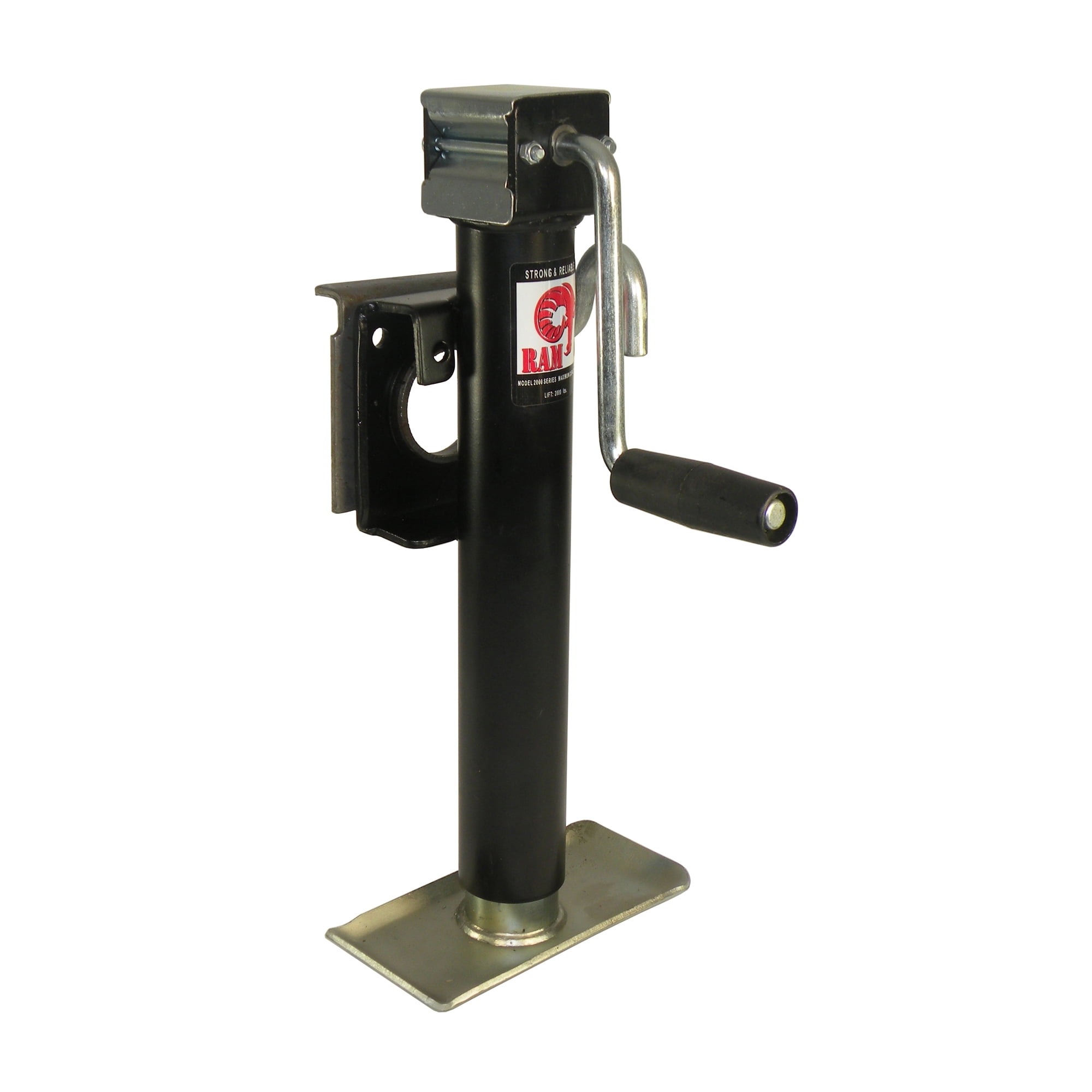 RAM Swivel Trailer Jack (TJB-2001S-B) with Weld-on Mounting Bracket ...
