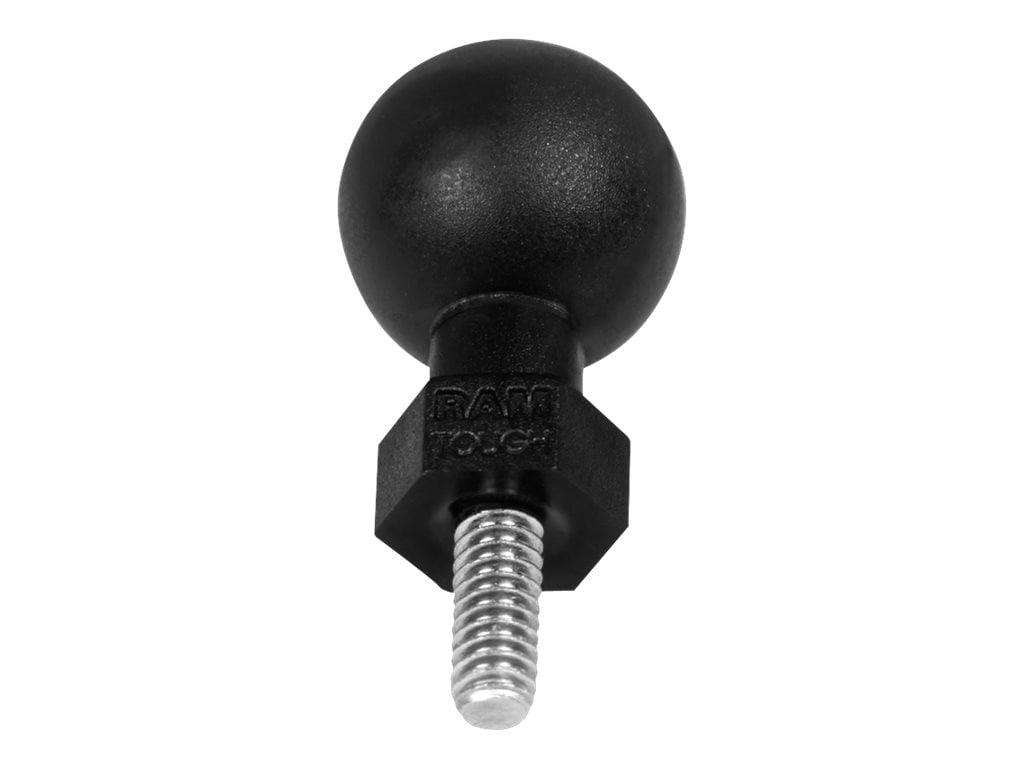 RAM Tough-Ball with M8-1.25 x 8mm Threaded Stud - Size 1" Rubber Ball ...