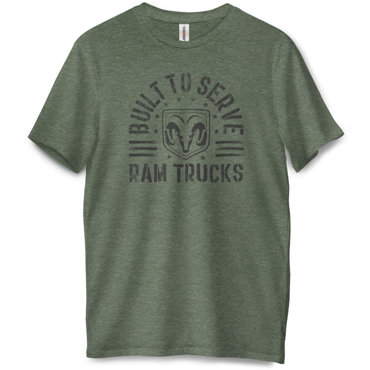 RAM Trucks Built To Serve Officially Licensed Logo Men's Graphic T ...