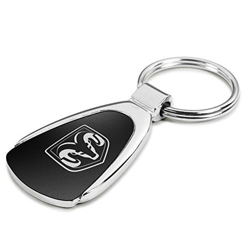 RAM Vertical Logo Black Tear Drop Key Chain Key-ring Keychain - Walmart.com