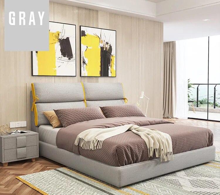RAMA DYMASTY fashion fabric soft bed modern design bed bett, cama ...