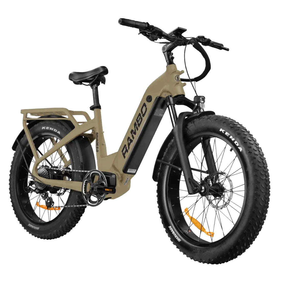 Rambo Savage 2.0 750W-1000W E-Bike, Hub Motor Powered By Bafang, 15AH ...