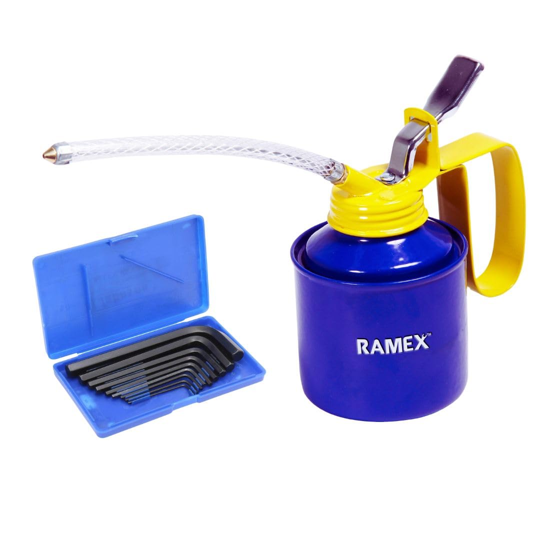 RAMEX 9pc Hex Allen Key Set In Plastic BLUE Box Sizes 15 2 25 3 4 5 6 8 ...