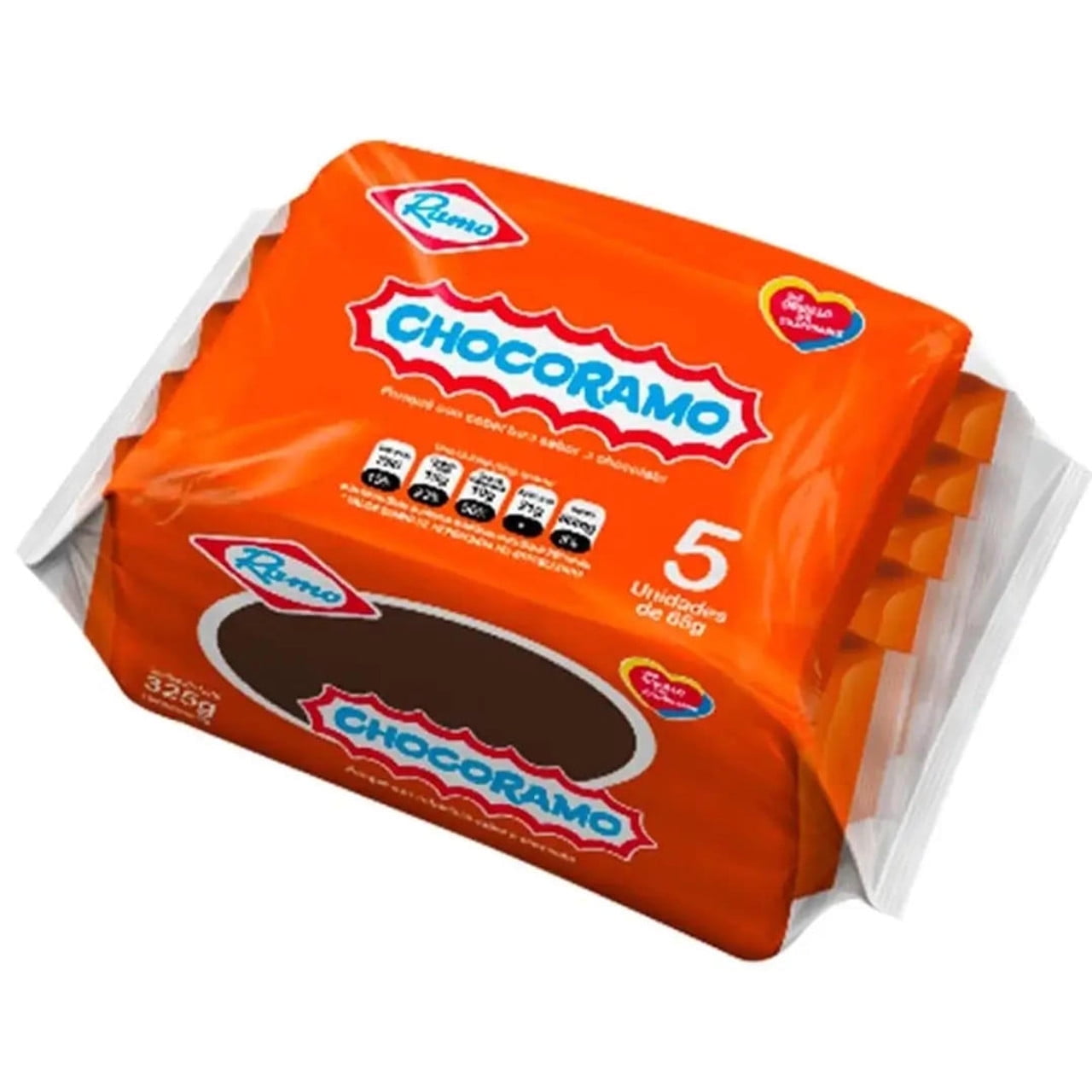 Ramo, Chocoramo Choco Cake, 325g, Pack of 5 Imported from Colombia ...