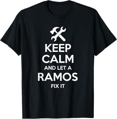 RAMOS Funny Surname Birthday Family Tree Reunion Gift Idea T-Shirt ...