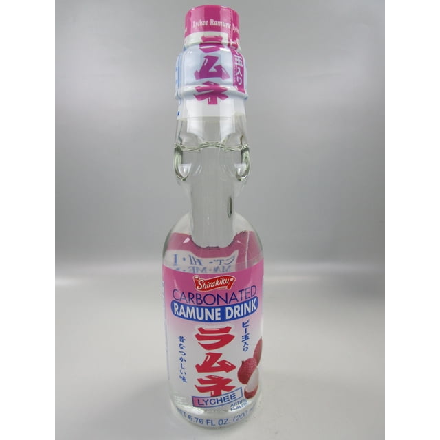 Ramune Soda Lychee 200ml Shirakiku - Walmart.com