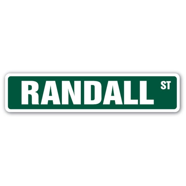 RANDALL Street Sign Childrens Name Room Sign | Indoor/Outdoor | 36 ...