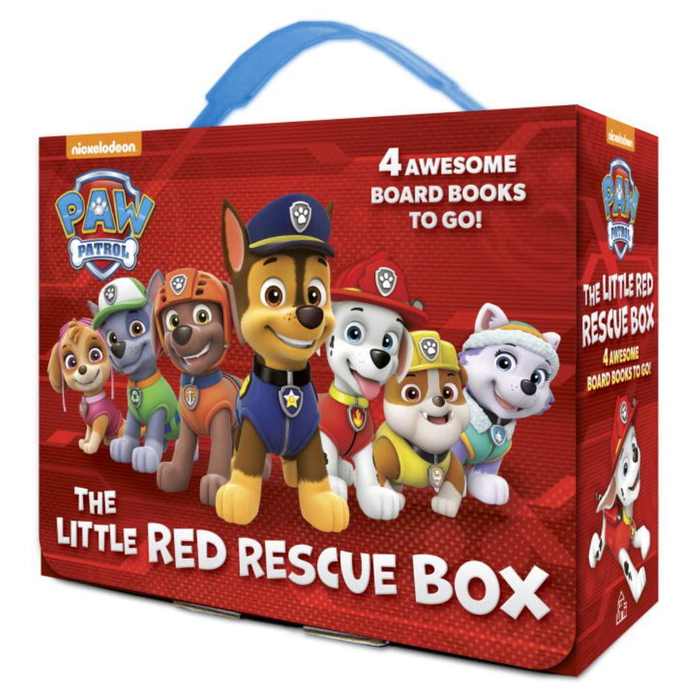 The Little Red Rescue Box (PAW Patrol): 4 Board Books (Hardcover ...