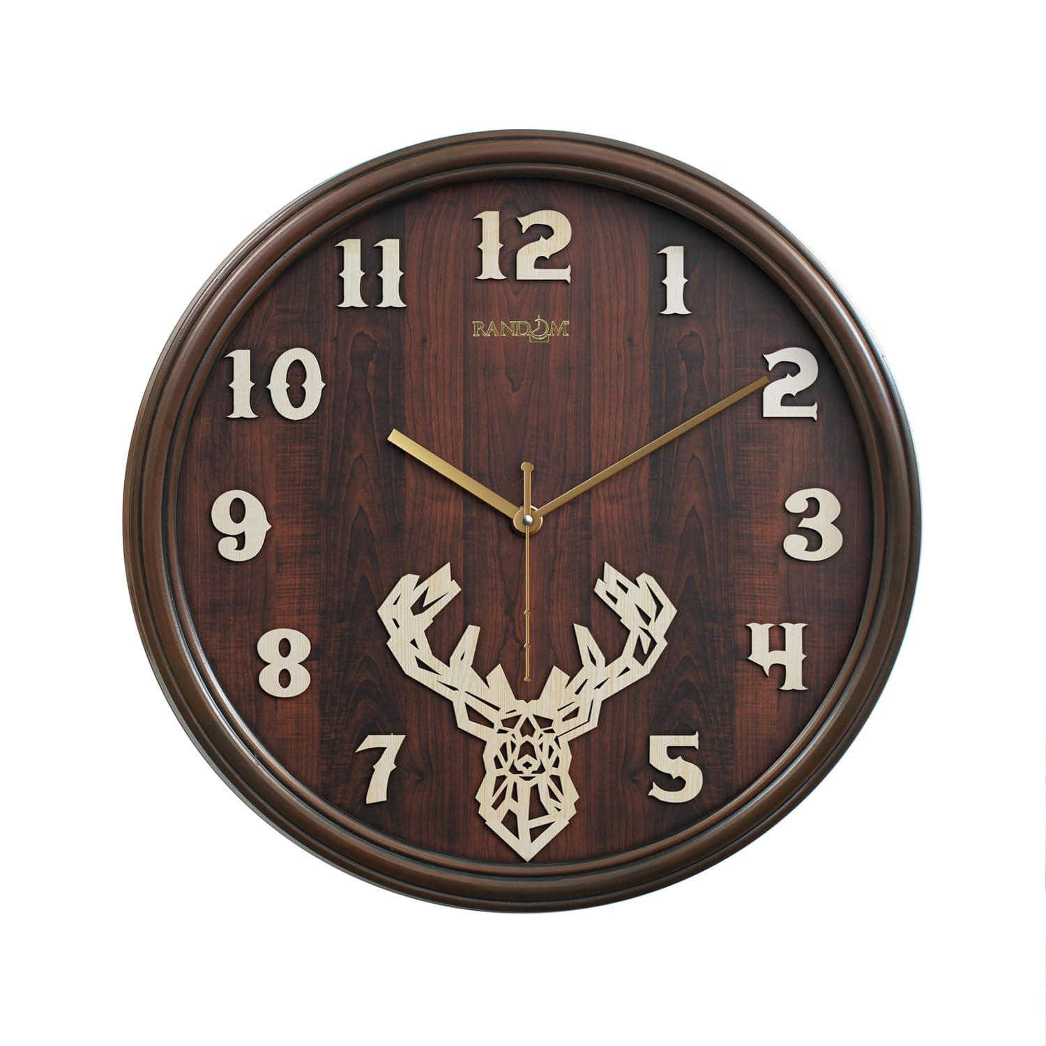RANDOM 12inch Decorative Numbers Step Movement Wall Clock for Home ...
