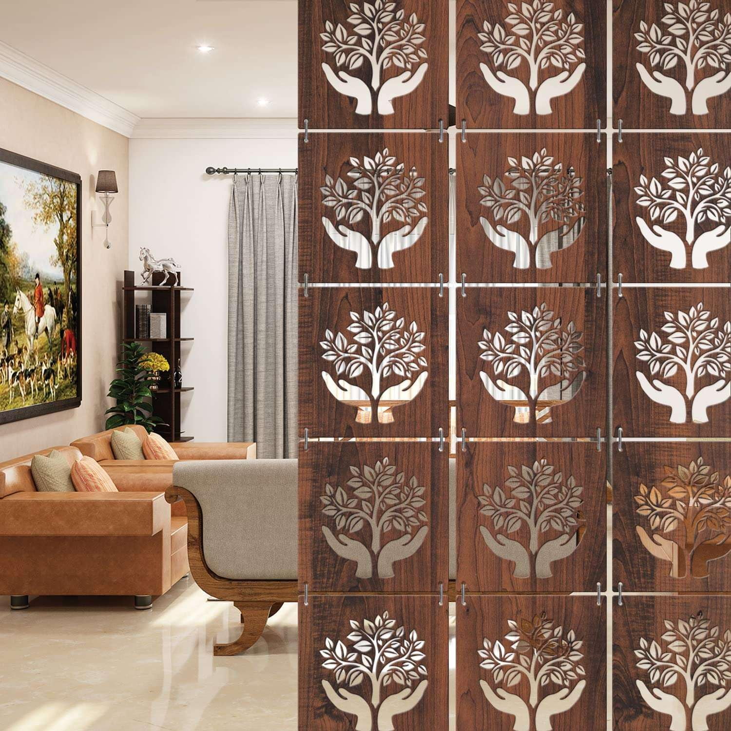 RANDOM Room Partitions Hanging Room DIY Divider Panel Modern Hanging ...