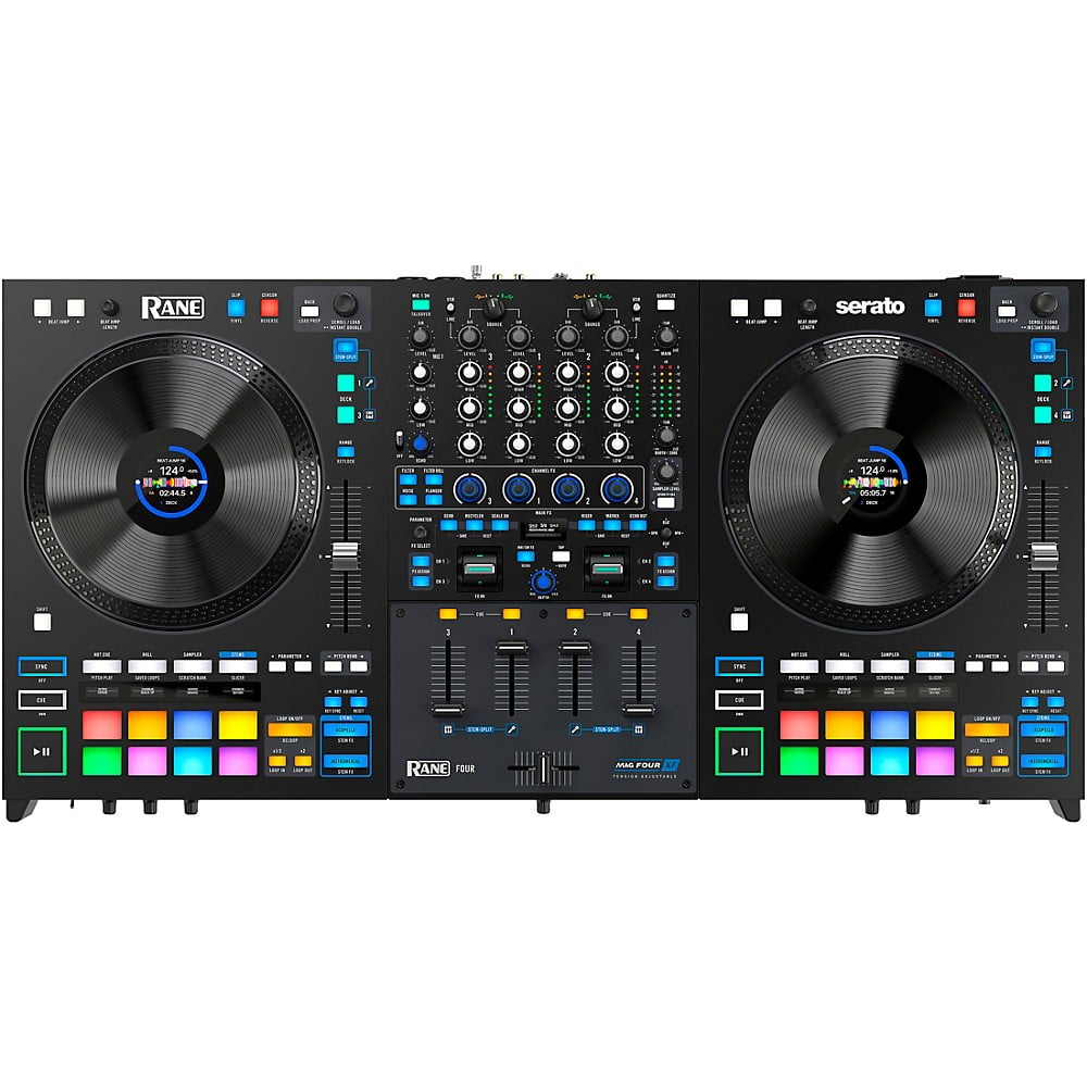 RANE Advanced Four-Channel Stems DJ Controller, Audio Sound Mixer for ...