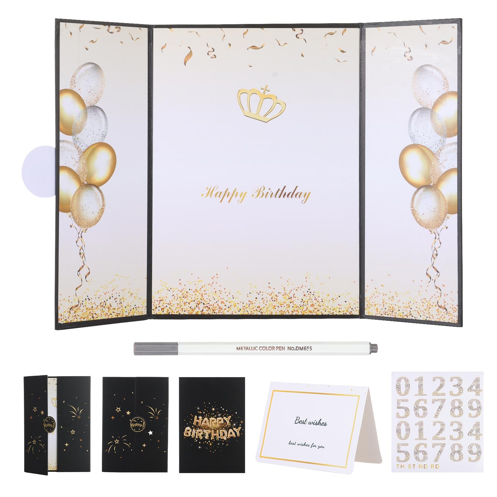 RANERVZ Birthday Guest Book YPF5 Decorations, Giant Birthday Signing ...