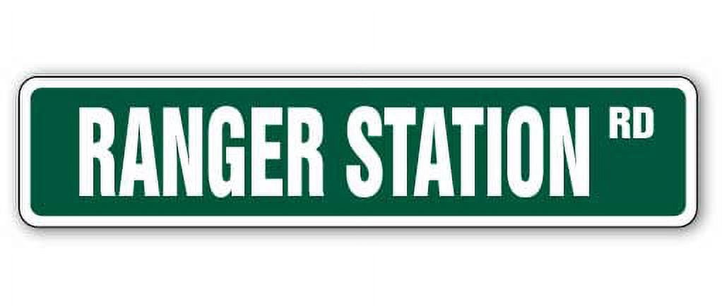 RANGER STATION Street Sign national park trail camping forest | Indoor ...