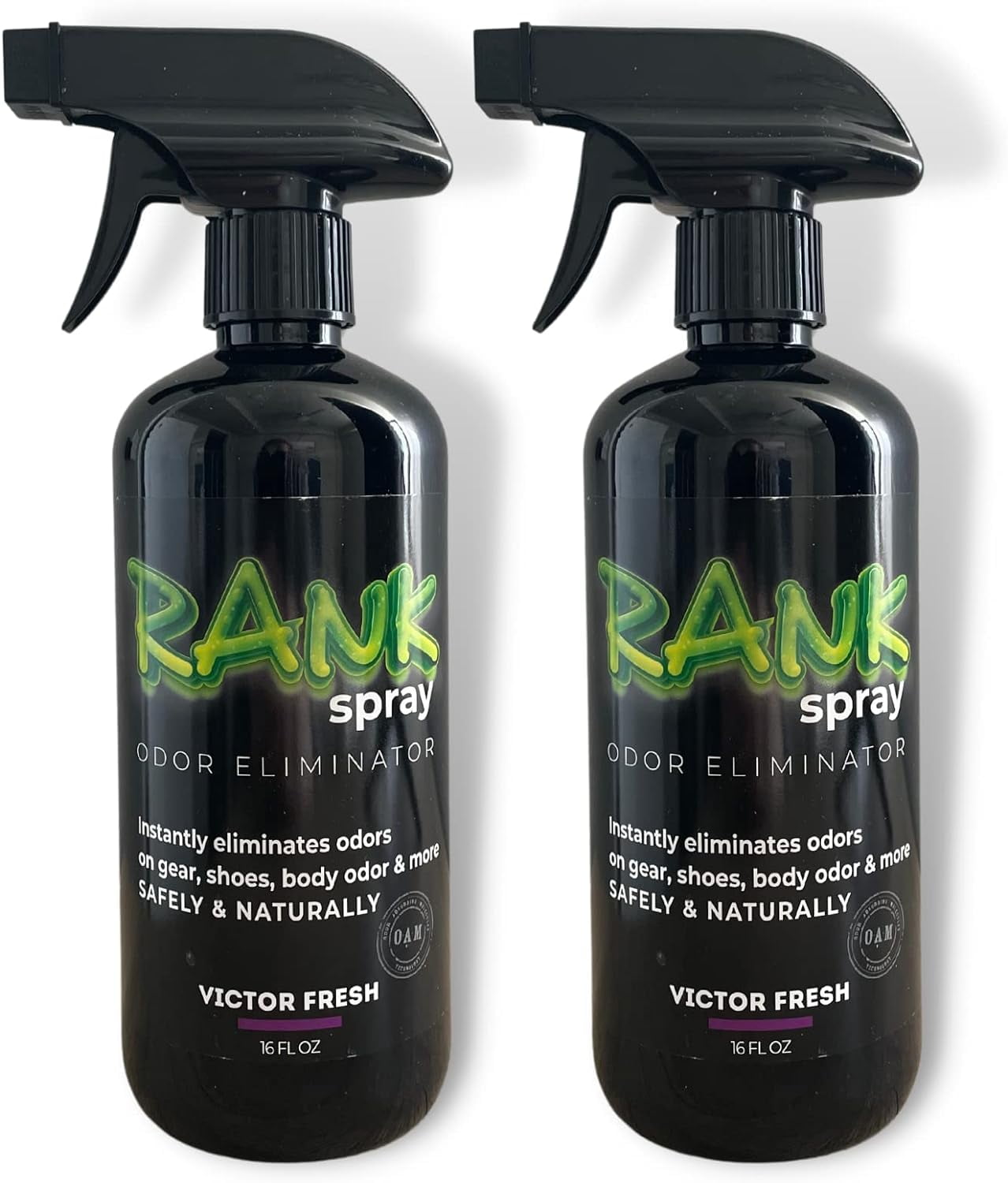 RANK Spray Sports Equipment Odor Eliminator Spray for Sports Gear 2 16 ...