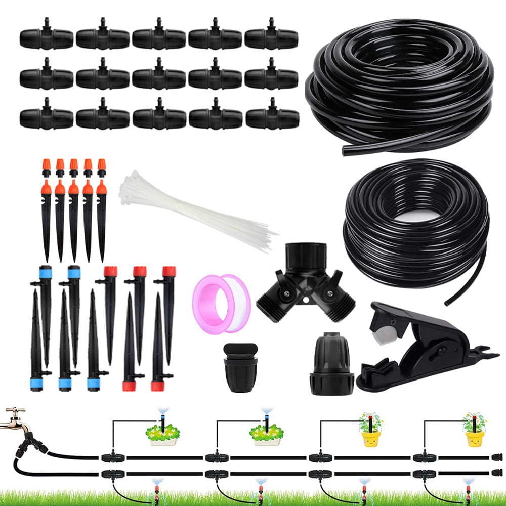 RANME 98.43Ft Drip Irrigation Kits Automatic Drip Irrigation System ...