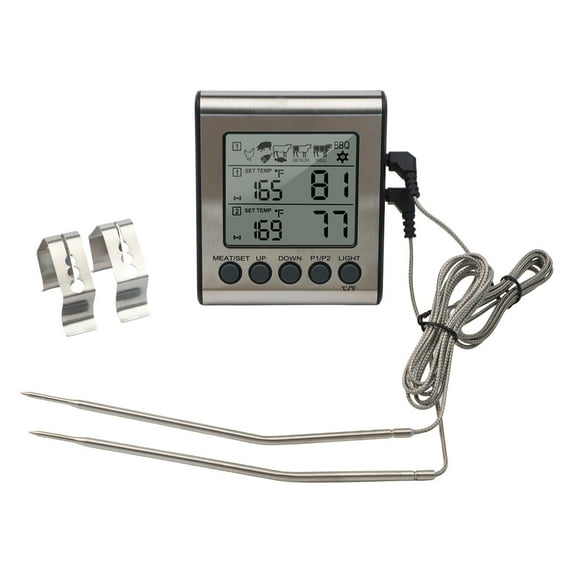 RANME Bbq Grill Thermometer Temperature Probe With Backlight Multiple Meat Options - Walmart.com