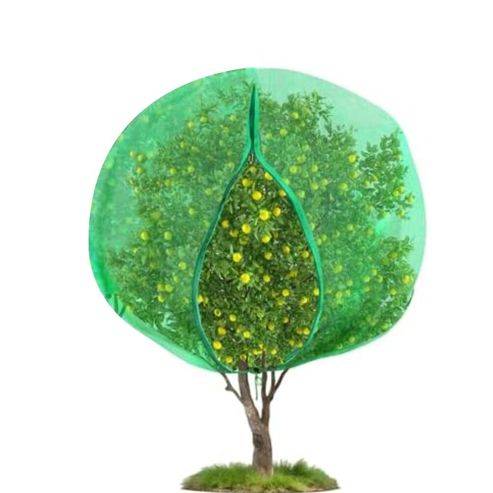 RANME Fruit Tree Netting Bags With Zipper Drawstring Ultra Fine Mesh ...