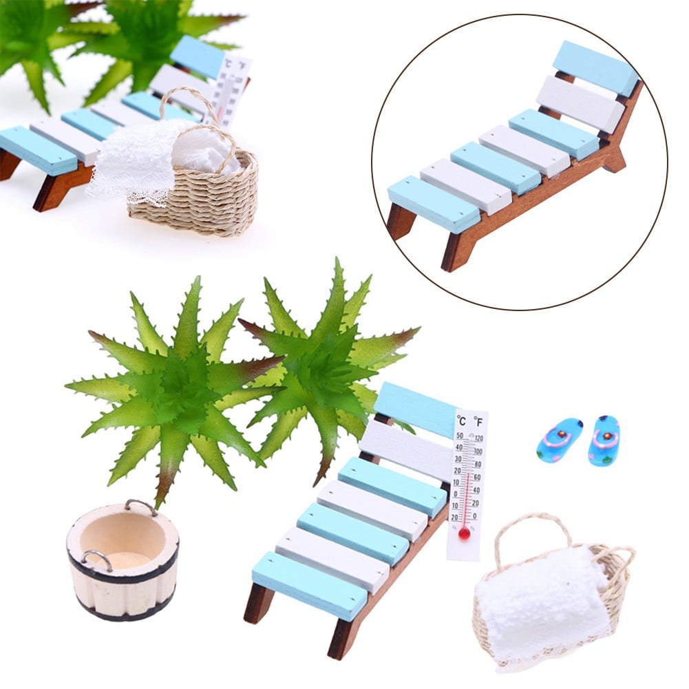 RANME Immersive Miniature Sauna Scene Set 16 Realistic Decorative ...