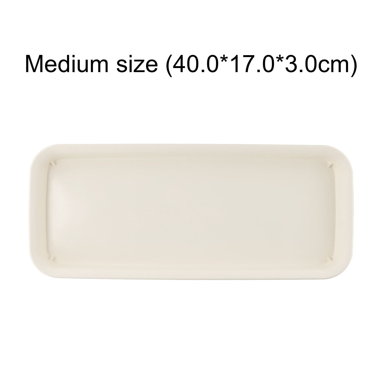 RANME Rectangle Resin Plant Saucer Drip Trays Protect Your Indoor Space ...