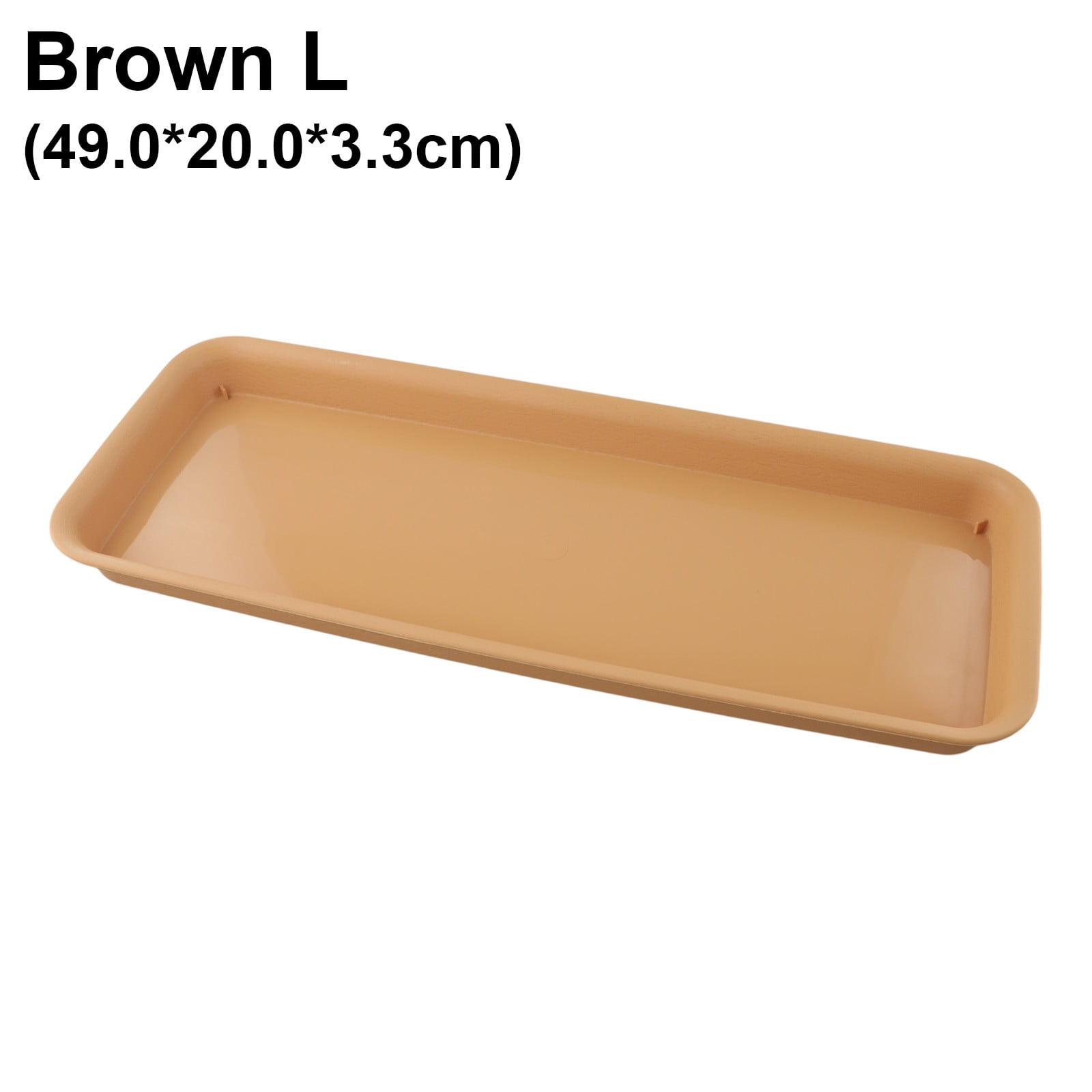 RANME Rectangle Resin Plant Saucer Drip Trays Protect Your Indoor Space ...