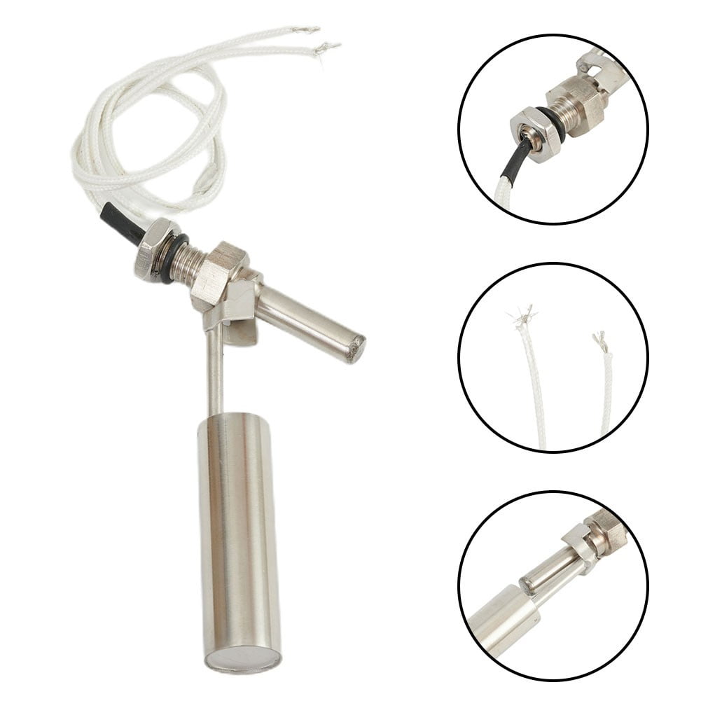 RANMEI 0-220V Stainless Steel Float Switch Level Gauge M10 Thread For ...