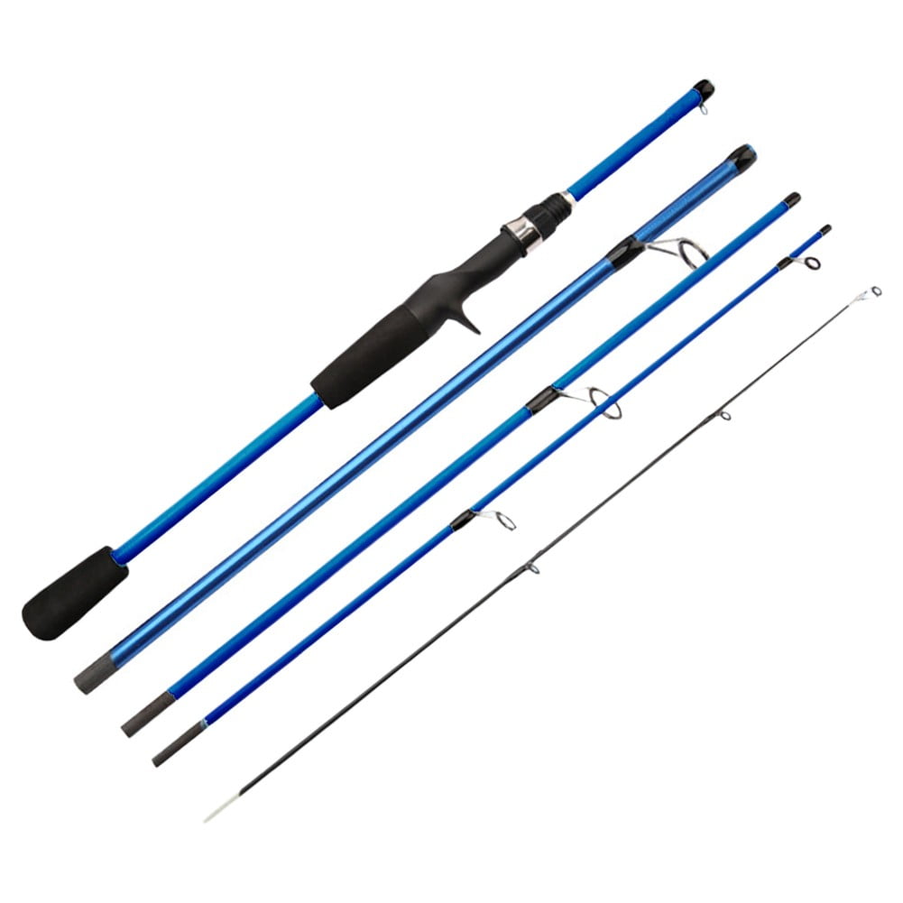 RANMEI 1.8M/2.1M Portable Carbon Fiber Multi Section Fishing Lure Rod ...