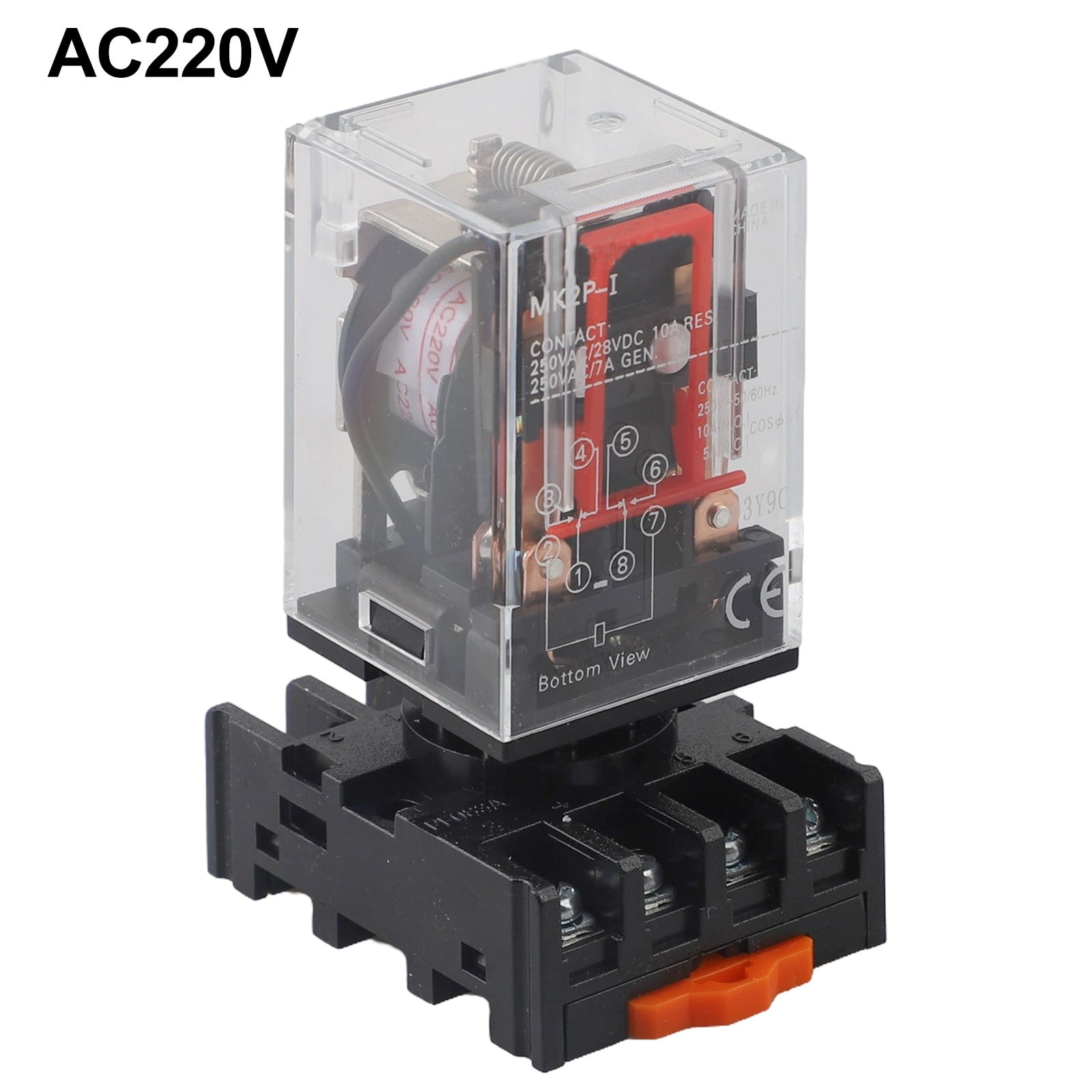 RANMEI 1 Set Mk2P-I 8 Pin Relay Miniature Intermediate Relay 10A 250Vac ...
