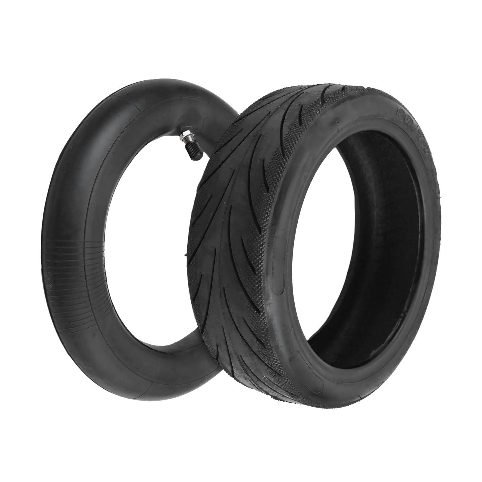 RANMEI 10 Inch 10*2.5 60/70-6.5 Solid Tire Replacement Scooter Front Wheel For Ninebot Max G30 ...