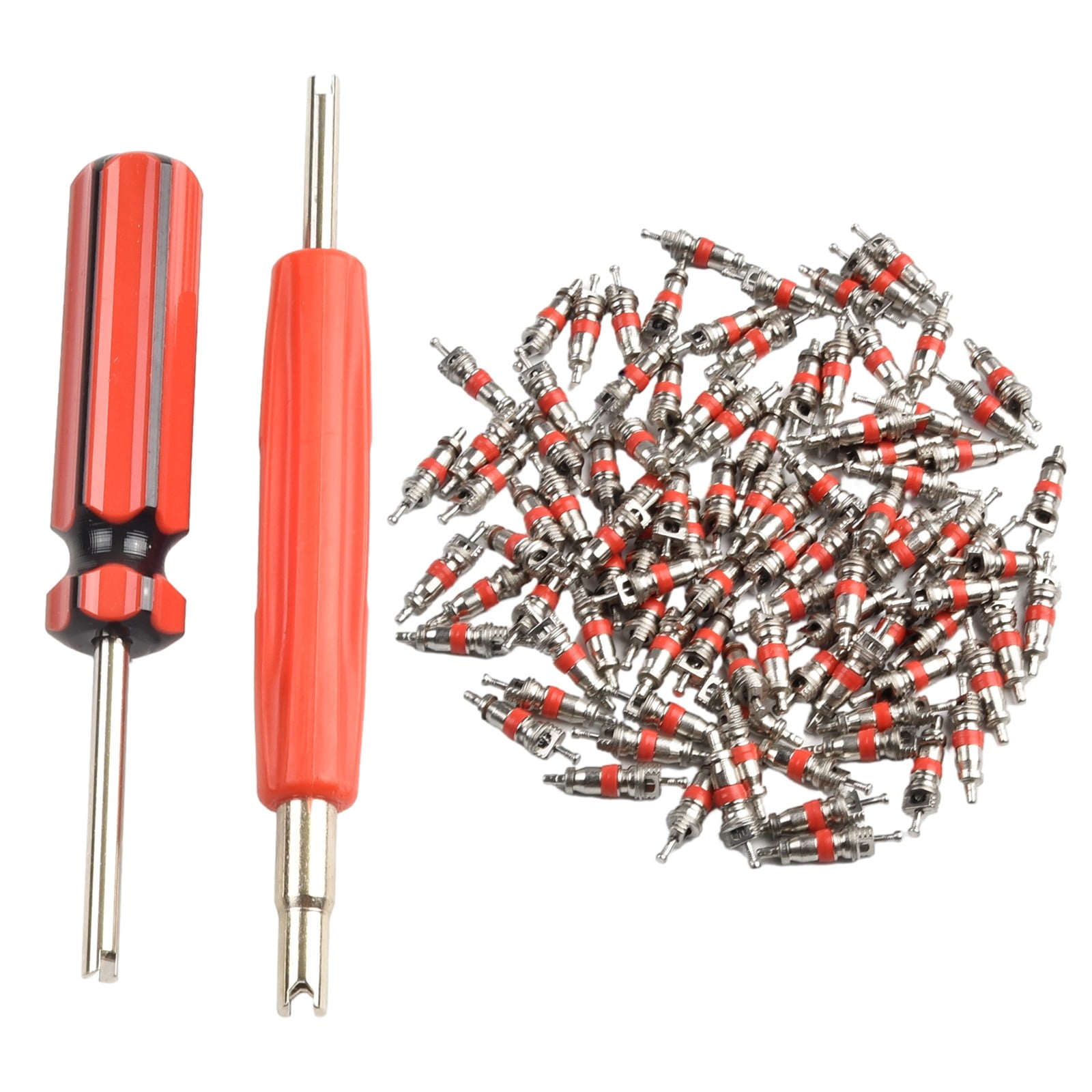 RANMEI 100Pcs Valve Core Double Head Spool Remover For Rv Car Bicycle ...