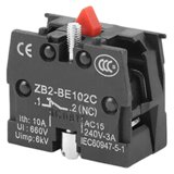 RANMEI 10A 600V Zb2-Be101C Be102C No N C Push Button Joystick Switch ...