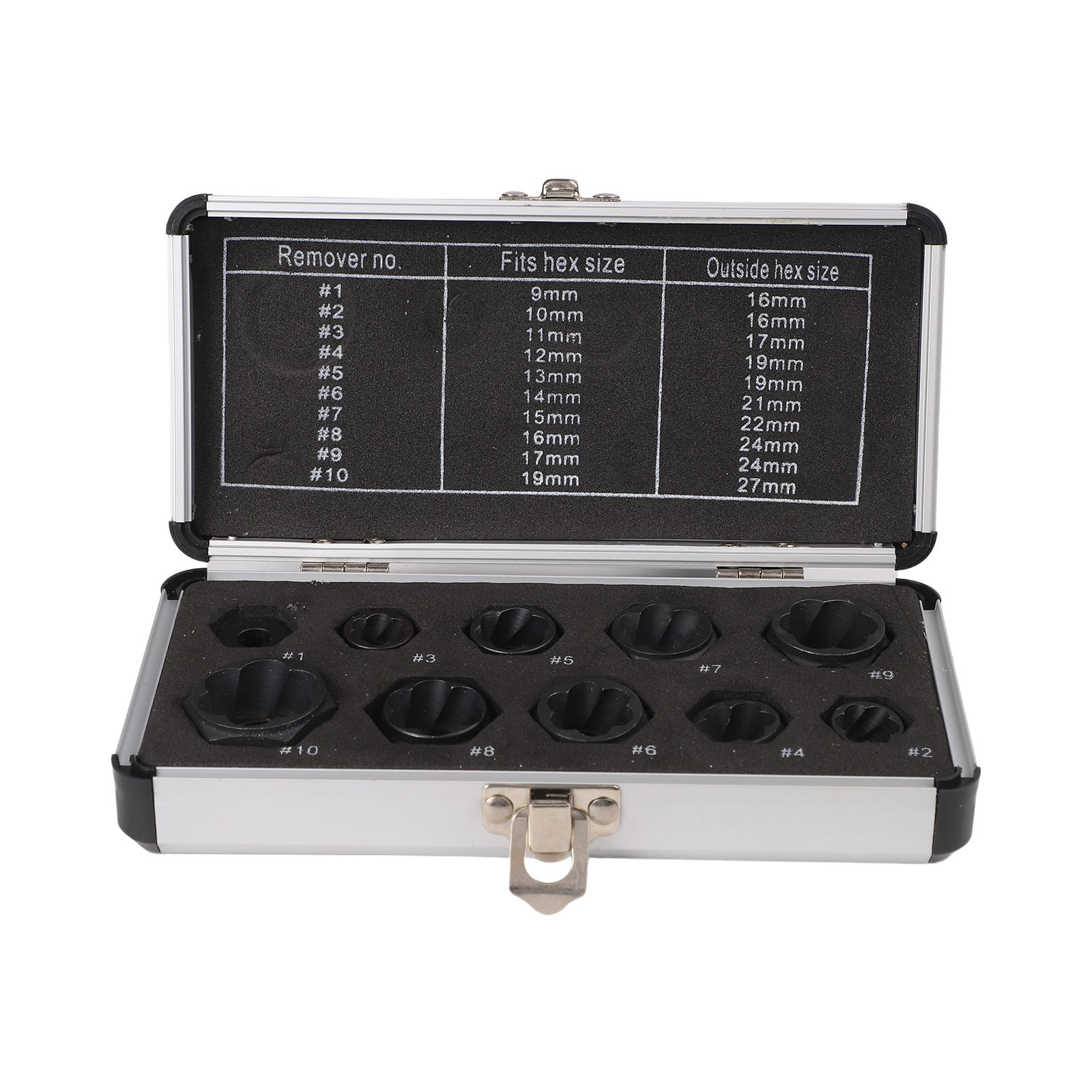 RANMEI 10Pcs Damaged Nut Bolt Remover Extractor Set Damaged Bolt ...