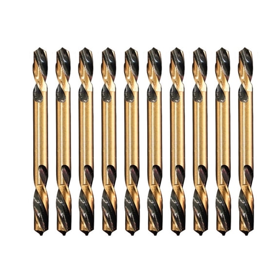 RANMEI 10Pcs Drill Bit Set Double-Headed Drill Bits Bench Drill ...