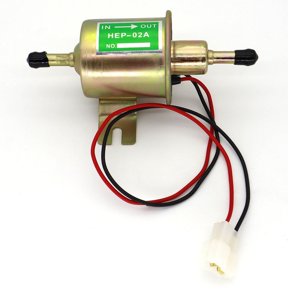 RANMEI 12V Universal Fuel Pump HEP-02A Electric Gas Diesel Inline Low Pressure 4-7 PSI - Walmart.com