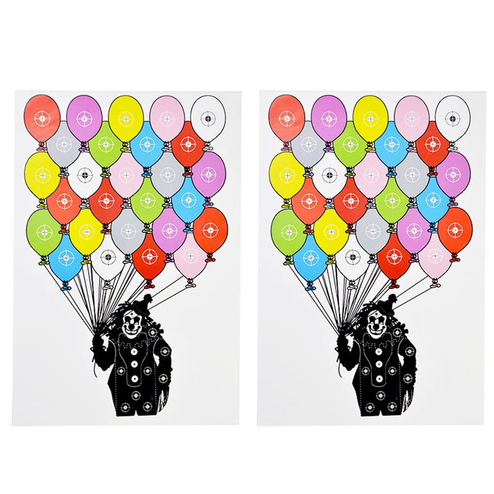 RANMEI 17.7*12.6 inches 10PC head chest ring target paper archery ...