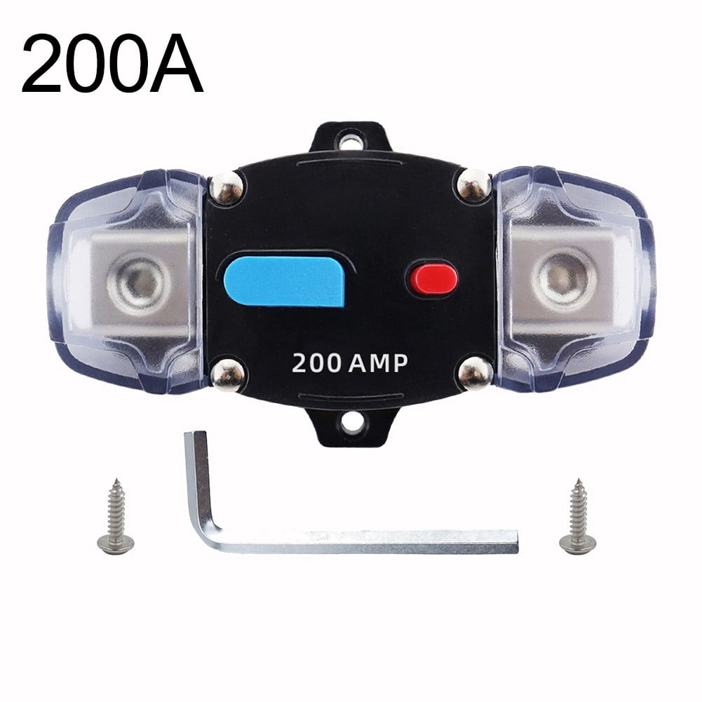 RANMEI 1Pack 12-48 Volt Dc Self Recovery Circuit Breaker With Manual ...
