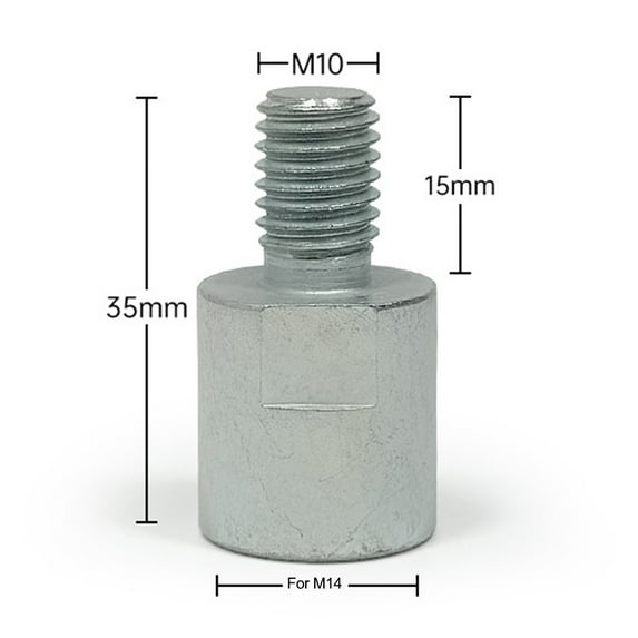 RANMEI 1Pc Angle Grinder Adapter For M14 To M10 Adapter For 125/150/180 ...