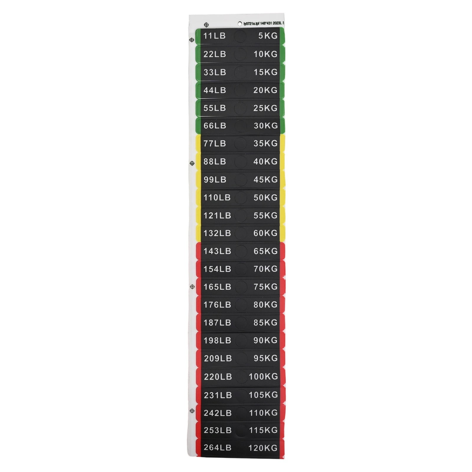 RANMEI 1Pc Counterweight Block Weight Sticker 5Kg-100/120Kg 1/1.2Cm ...