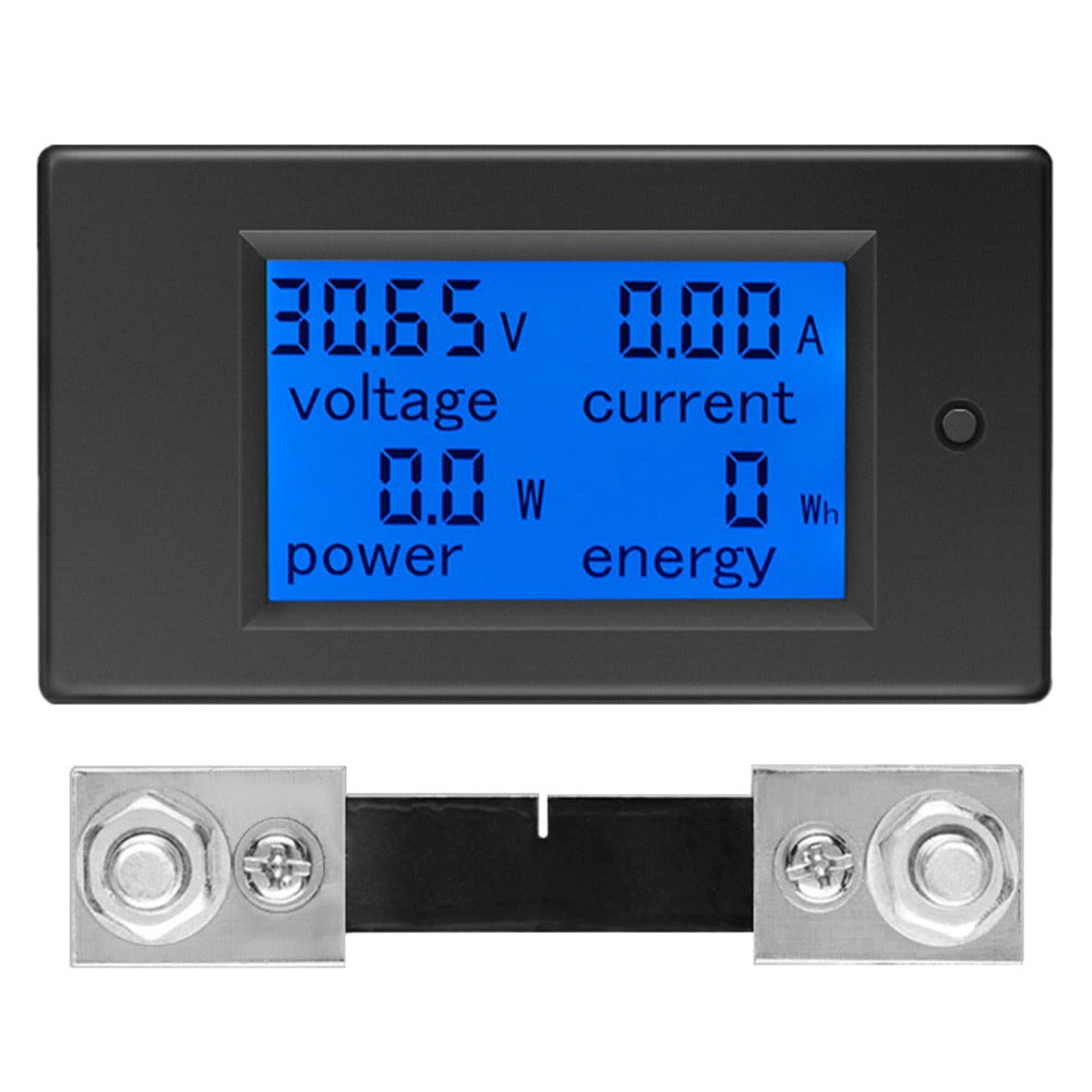 RANMEI 1Pc Dc 6.5-100V 100A Current Voltage Power Energy Meter, Tester ...