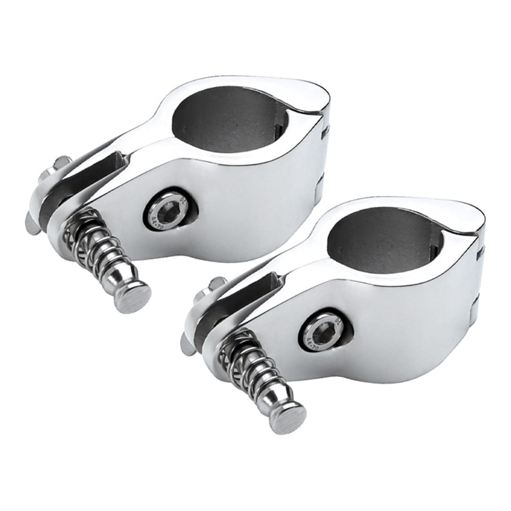 RANMEI 2 Pcs Boat Bimini Top Fitting Hinged Jaw Slide Marine Rail Mount ...