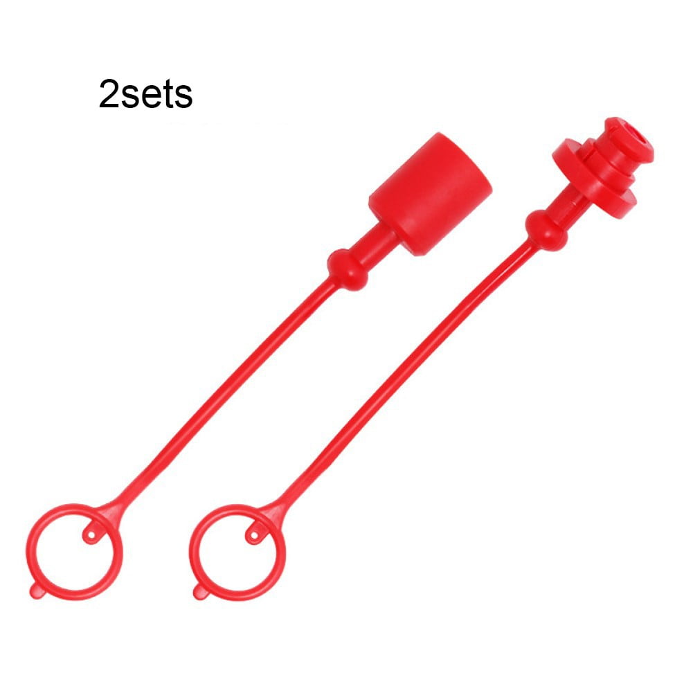 RANMEI 2 Set of Hydraulic Quick Connect Quick Connect Coupler Cap with ...