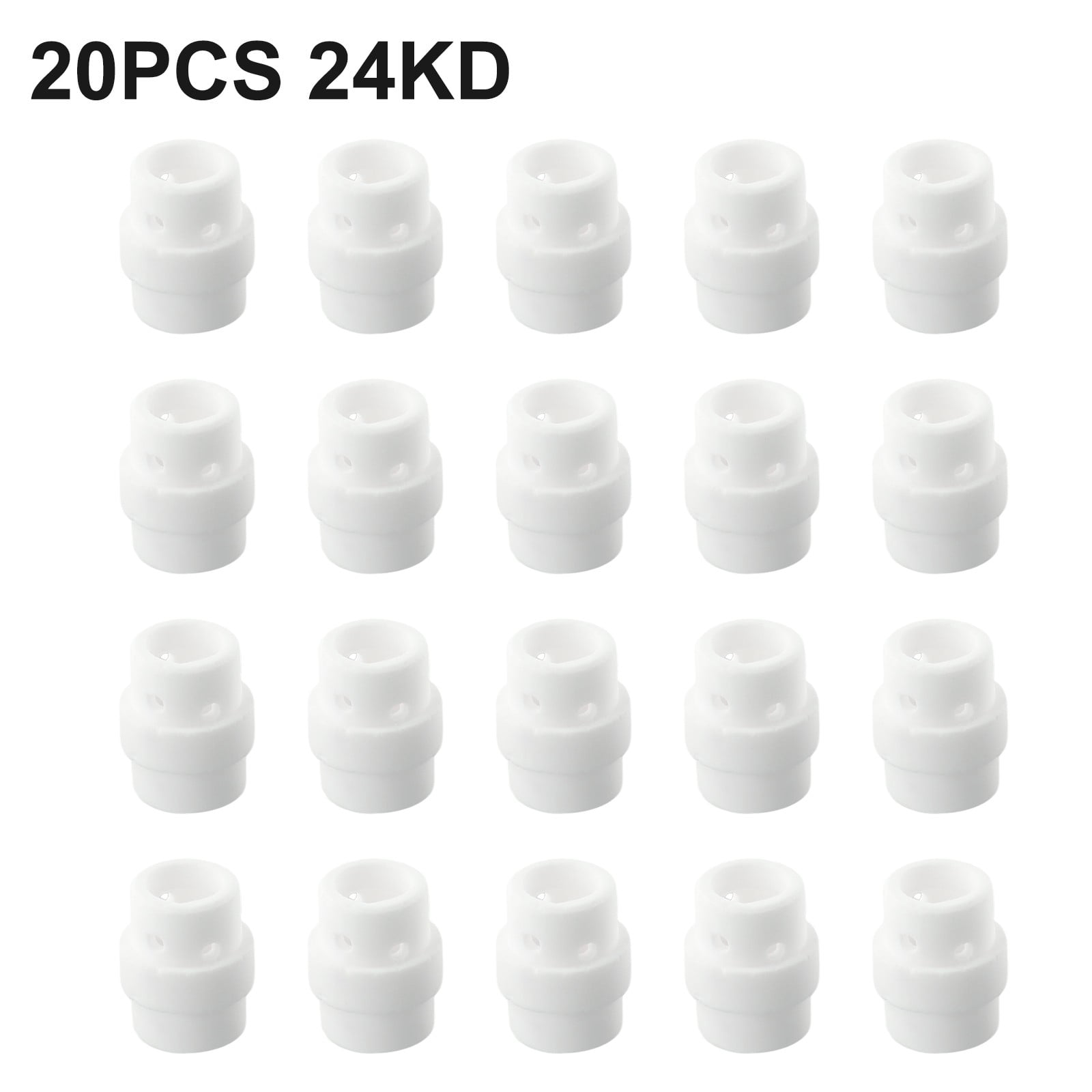 RANMEI 20Pcs 24Kd Gas Diffuser Consumables Mig Torch Head Swir Gas Ring ...