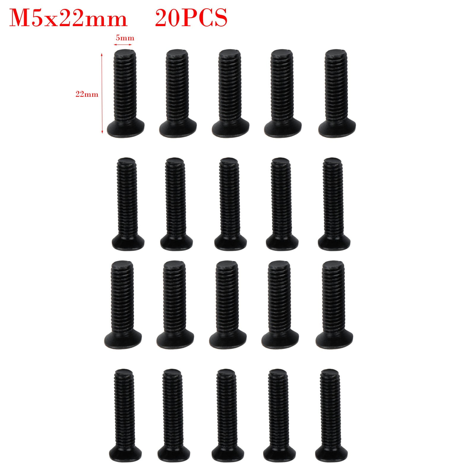 RANMEI 20Pcs Left Hand Thread Fixing Screws For Unf Drill Chuck Adapter ...