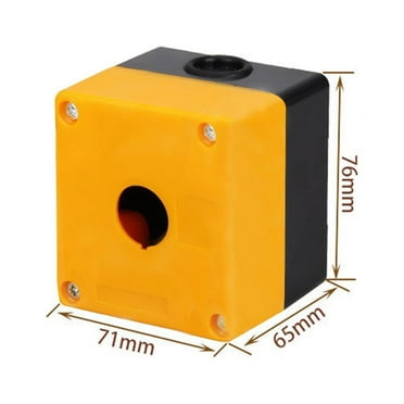 qiya 22mm Hole Emergency Stop Push Button Switch Box IP65 Waterproof ...