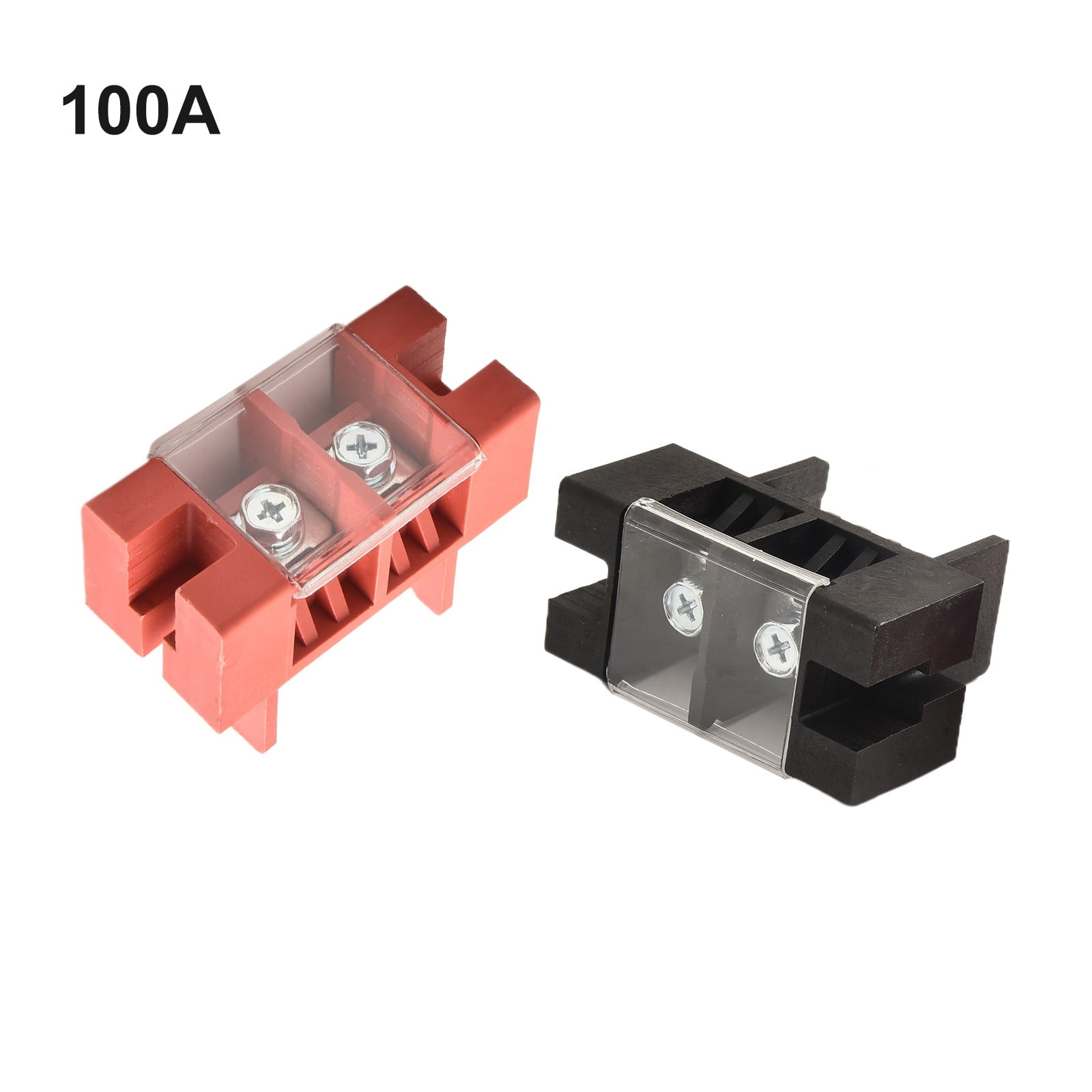 RANMEI 2Pcs 100A Pure Copper High Current Terminal Block Energy Storage ...