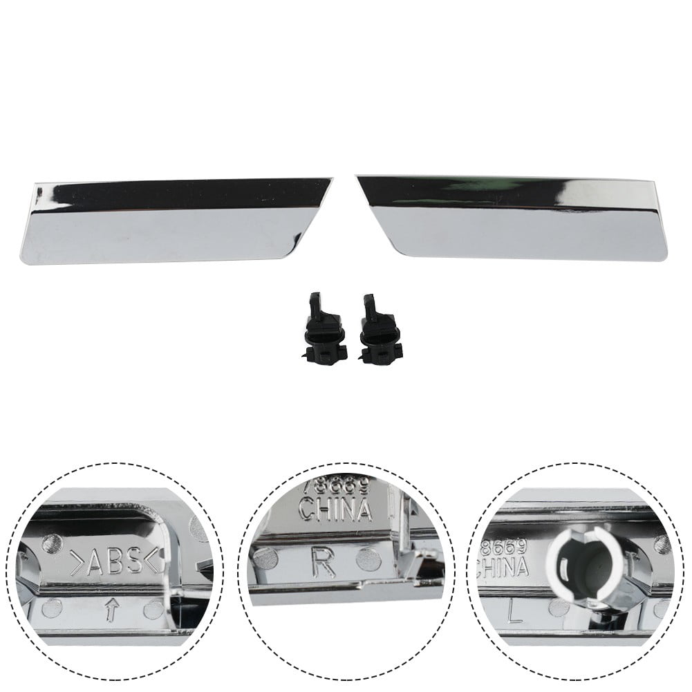 RANMEI 2Pcs Car Left Right Headlight Washer Nozzle Cover Set 85208 ...