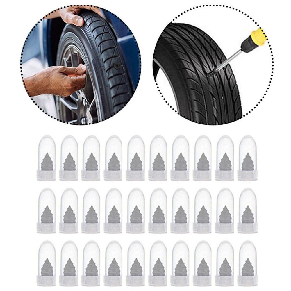 RANMEI 30Pcs Car Vacuum Tire Repair Nails Rubber Screw Nail - Walmart.com