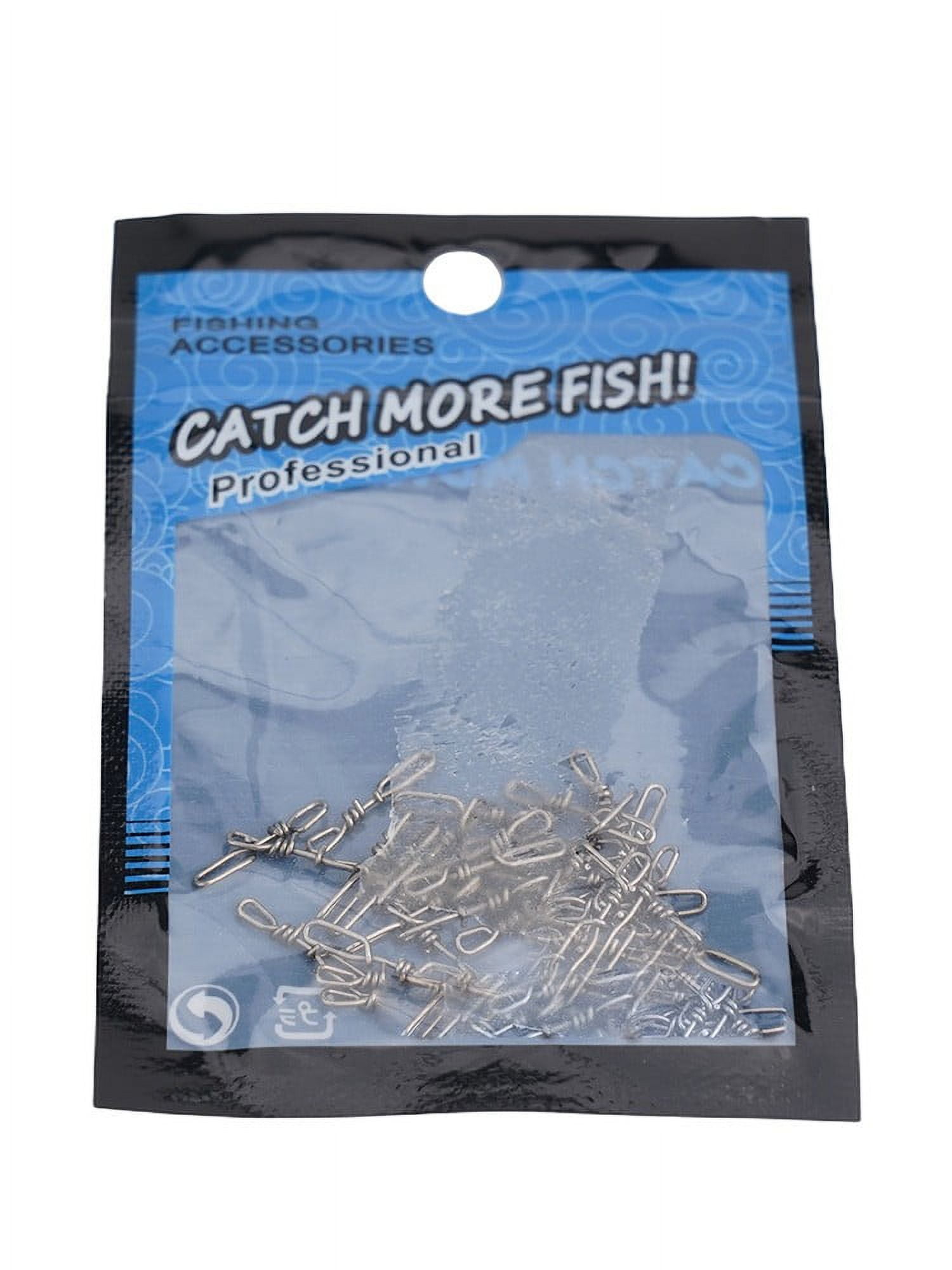 RANMEI 30Pcs Swivel Pass Through Guide Rings Quick Slippery Pin Fishing ...