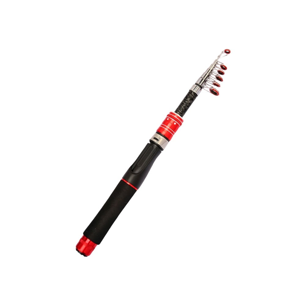 RANMEI 38Cm Compact Telescopic Fishing Rod - 1.8M/2.1M Straight Handle ...