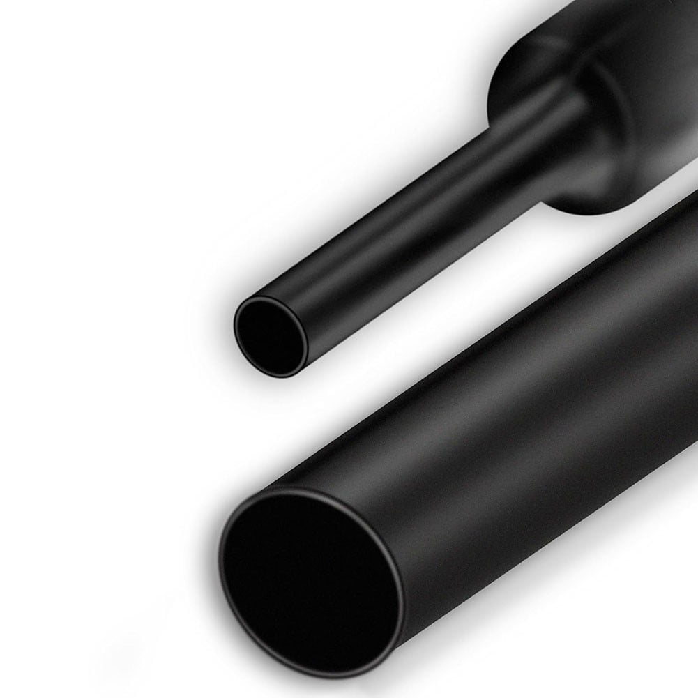 RANMEI 4:1 Heat Shrink Tubing Waterproof,Black, For Cable Insulation ...