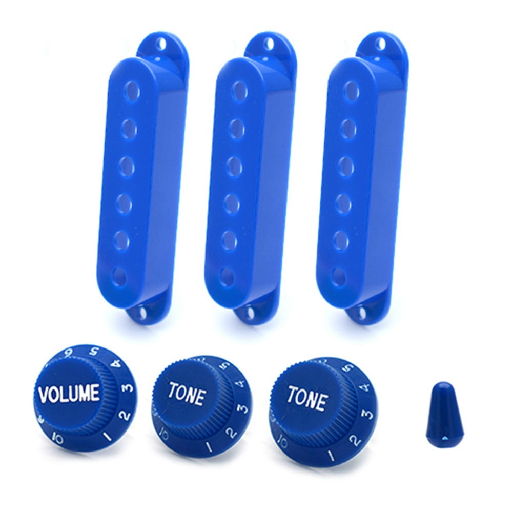 RANMEI 48 50 52MM ST Electric Guitar Single Coil Pickup Covers 1 Volume ...